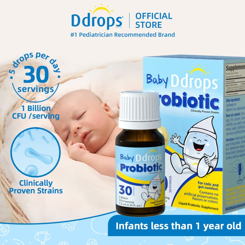 Baby Ddrops Liquid Probiotic Supplement 150 Drops