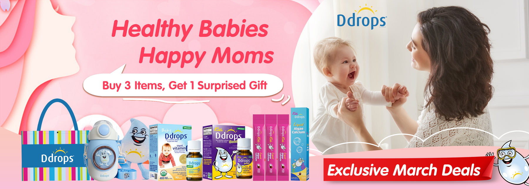 Ddrops Baby Vitamin D Liquid Drops, 400 IU, 90 Ct