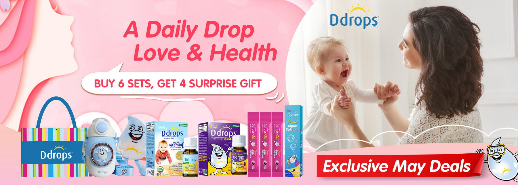 Ddrops Baby Vitamin D Liquid Drops, 400 IU, 90 Ct