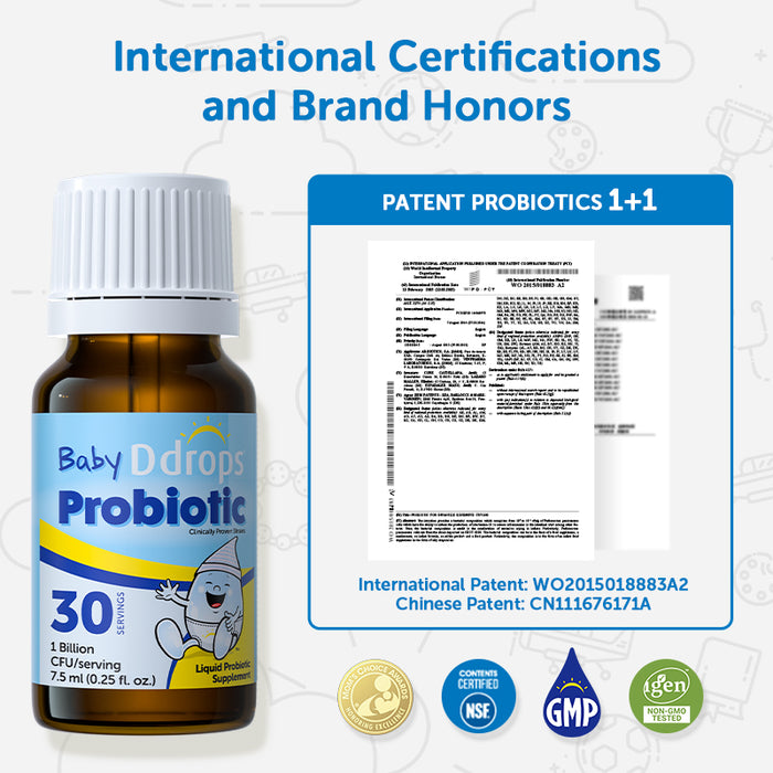 Baby Ddrops Liquid Probiotic Supplement 150 Drops