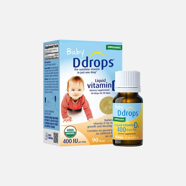 Baby Ddrops Liquid Vitamin D3 400IU 2.5ml 90 drops
